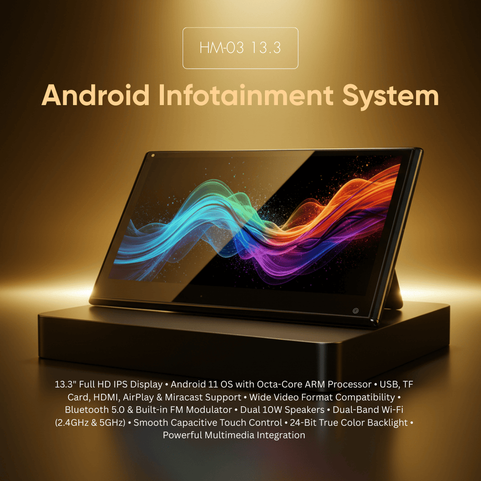 3GB + 32GB Rear Seat Entertainment with Ambient Light – Moco Car Accessories